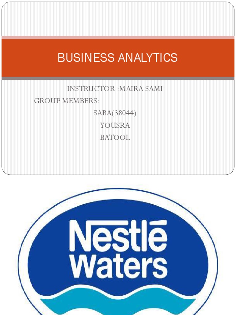 Business Analytics | PDF | Nestlé | Business