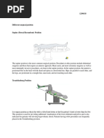 Lithotomy Position V/s Lloyd Davis Position | PDF | Human Leg | Surgery