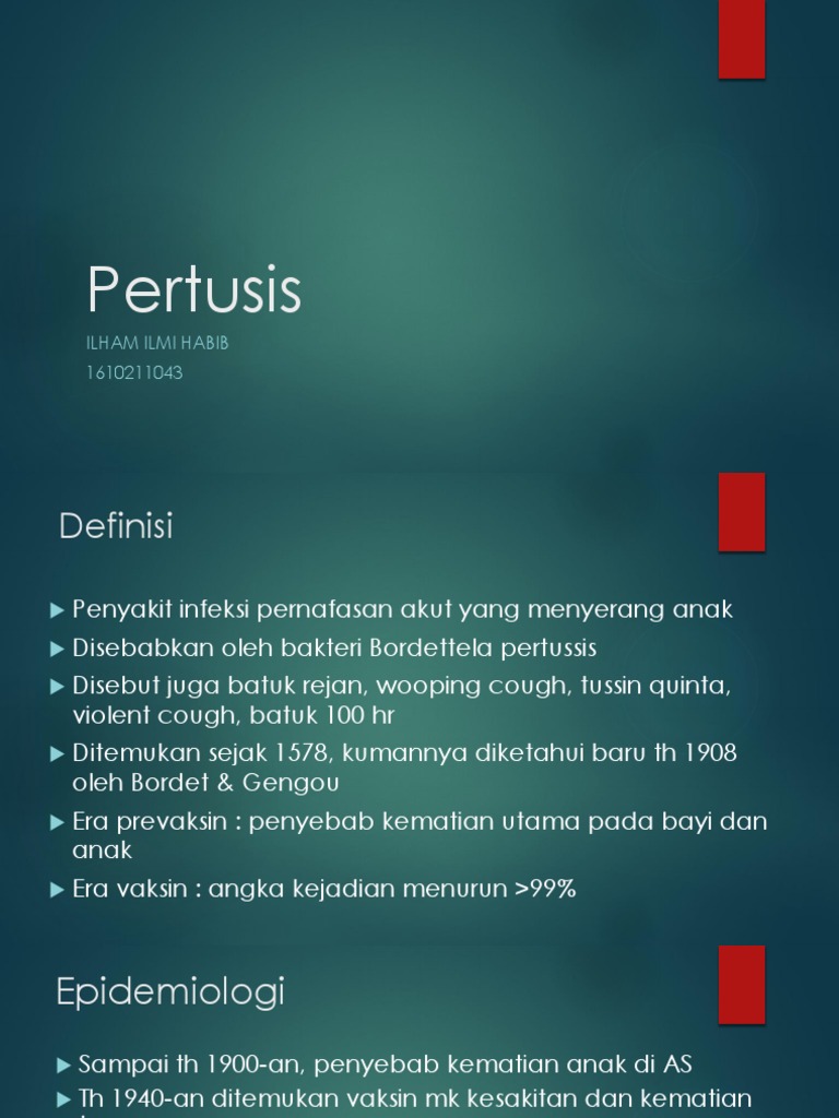 Pertusis | PDF