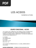 Tablas de Acidos Inorganicos | PDF | Ácido | Ácido clorhídrico