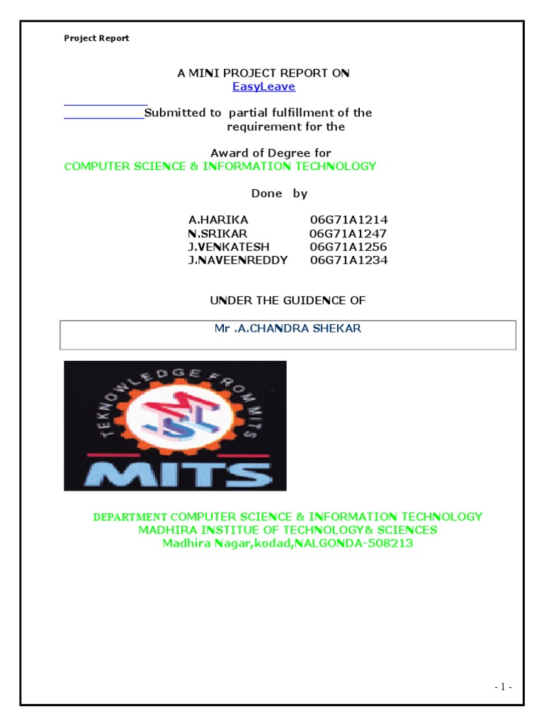 Project Report | PDF | Microsoft Sql Server | Web Application