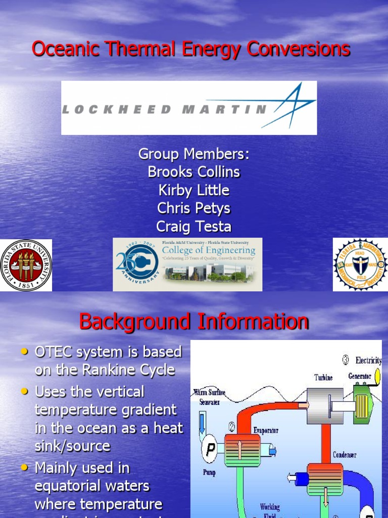 2g - Ocean - Thermal - Energy - Conversions Presentation 1 | PDF | Heat Pump | Heat