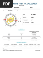Barrett Toric Calculator - ASCRS | PDF | Science & Mathematics ...