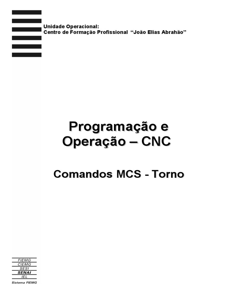 Manual do Curso de Programação e Operação de Torno CNC | PDF ...