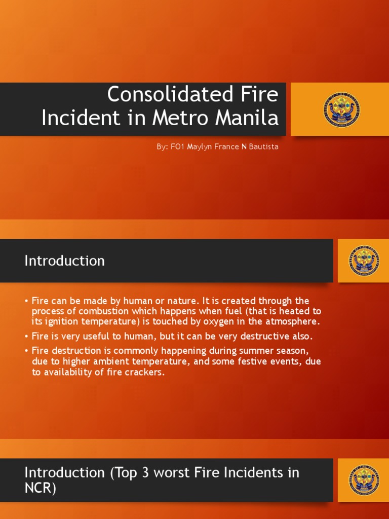 Top 3 Worst Fire Incidents in NCR | PDF | Metro Manila | Fires