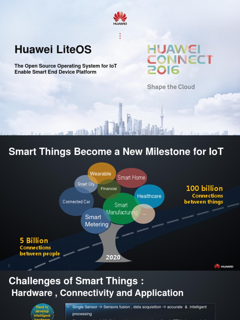 Huawei Liteos: The Open Source Operating System For Iot Enable Smart ...