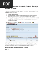 SAP User Manual - MB21 | PDF | Menu (Computing) | Procurement