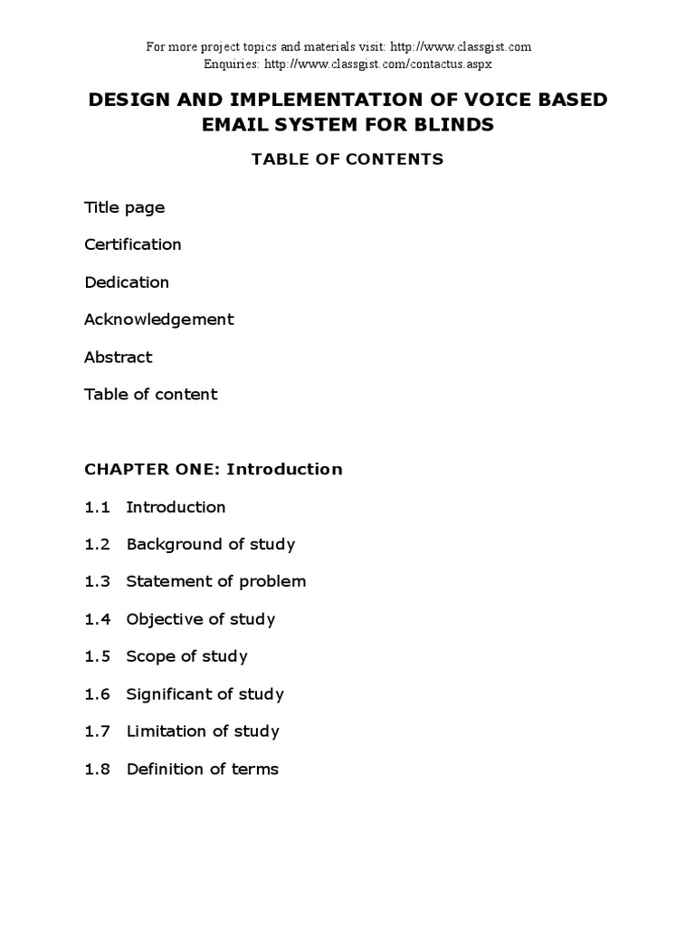 Voice Email System for the Blind | PDF | Interactive Voice Response ...