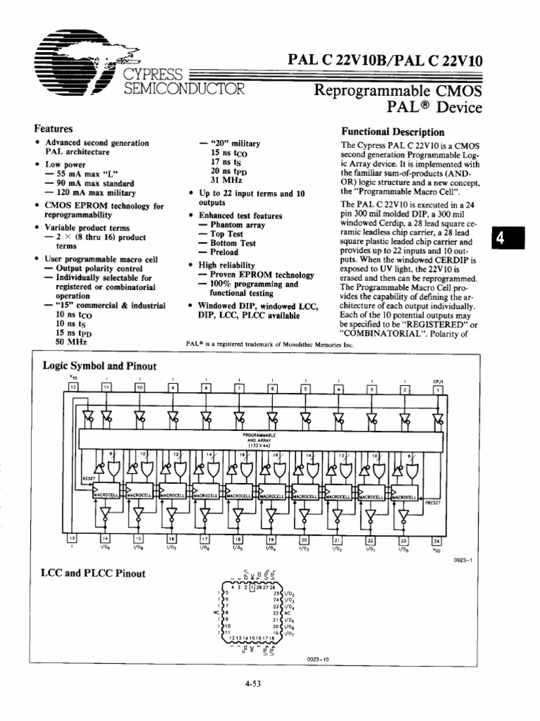 22V10 PDF | PDF