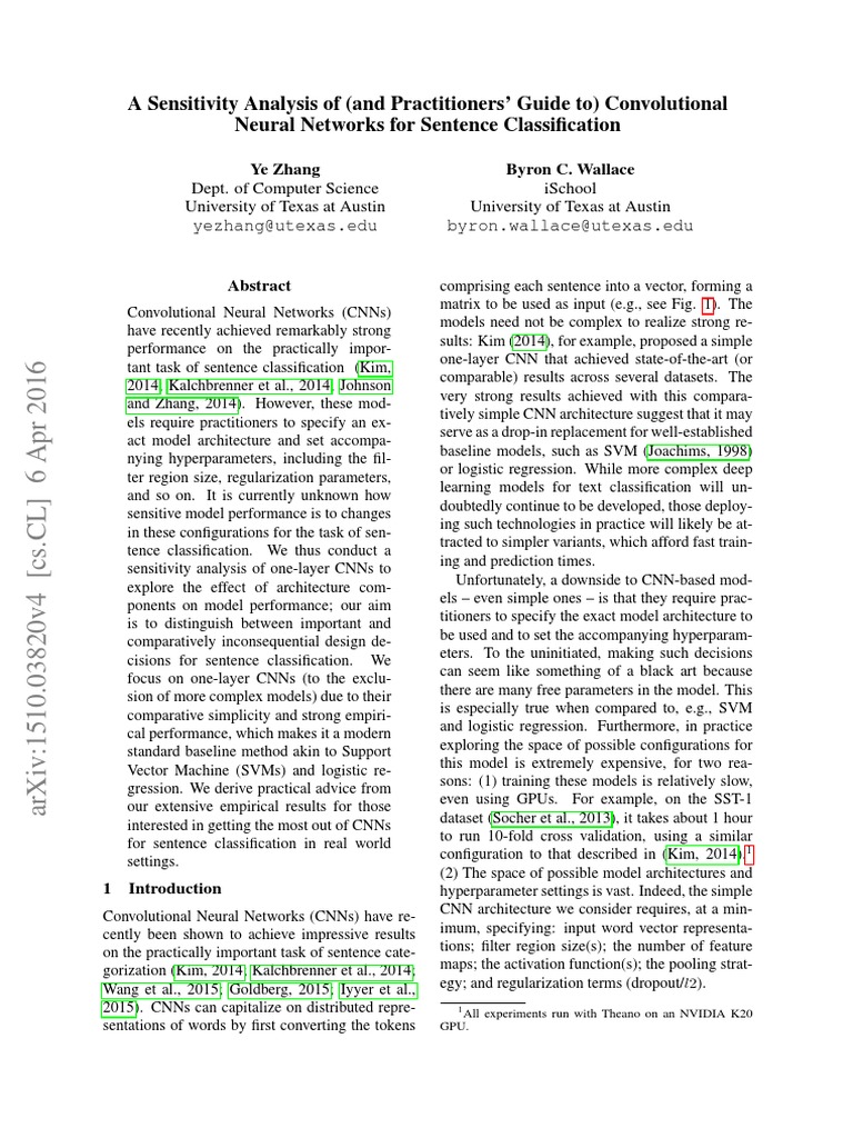 A Sensitivity Analysis of (And Practitioners' Guide To) Convolutional ...