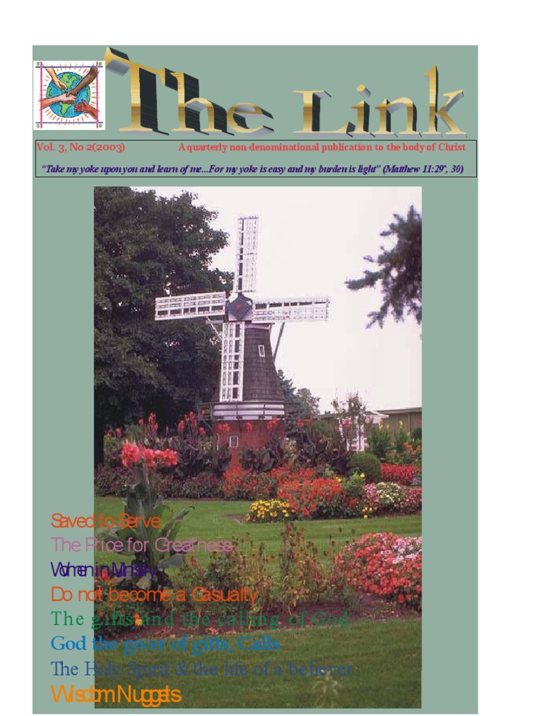 The Link Magazine (Volume 3) | PDF | Stress (Biology) | John The Baptist