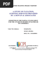 Summer Internship Project Report (GST) | PDF | Value Added Tax | Taxes