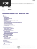 EBS Descripción de Funcionamiento | PDF | Sistema de freno antibloqueo | Presión