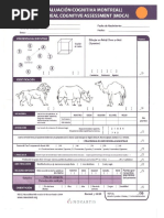Escala Mini Cog | PDF | Geriátrico | Salud y bienestar