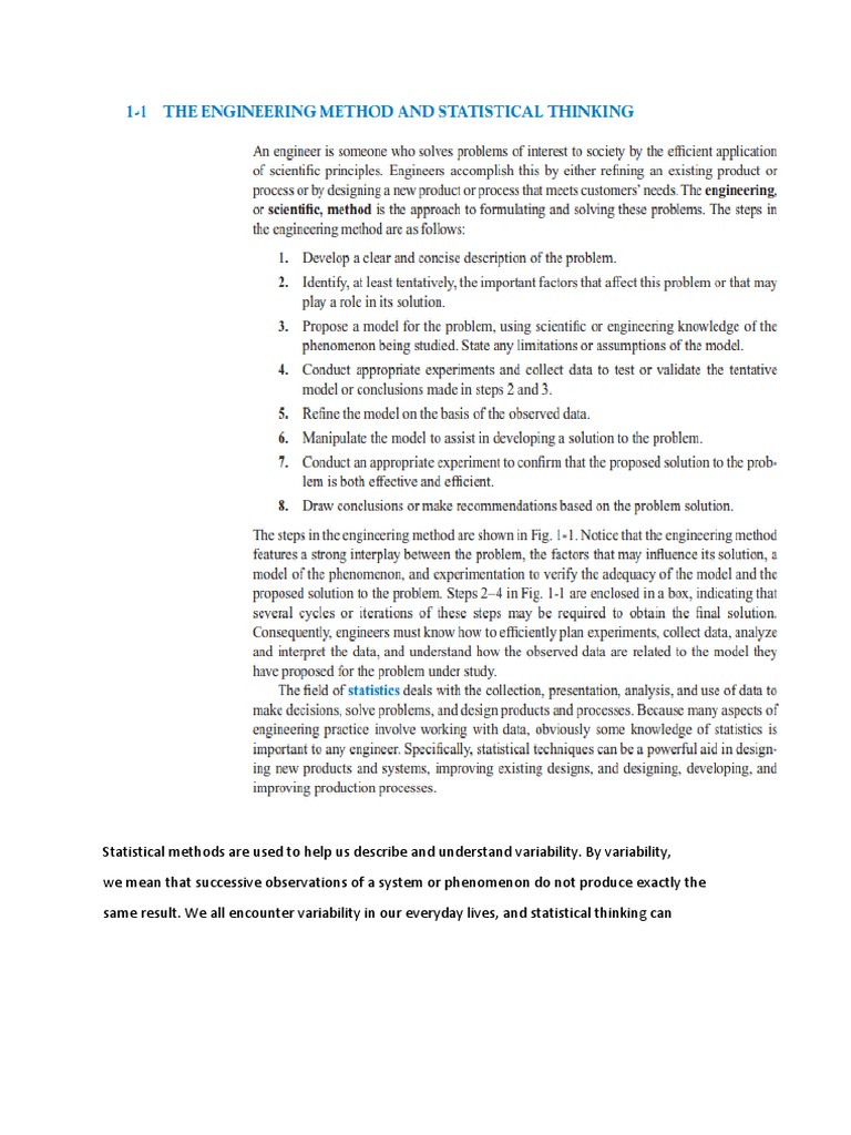 Statistical Methods Are Used To Help Us Describe and Understand ...