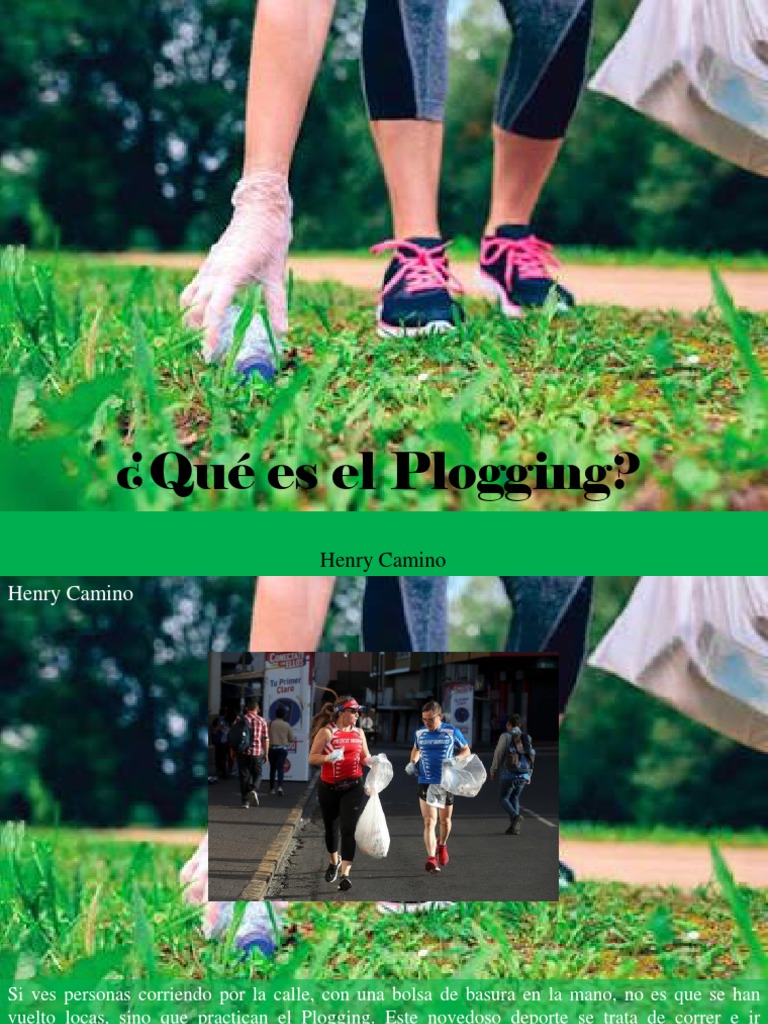 Henry Camino - ¿Qué Es El Plogging? | PDF