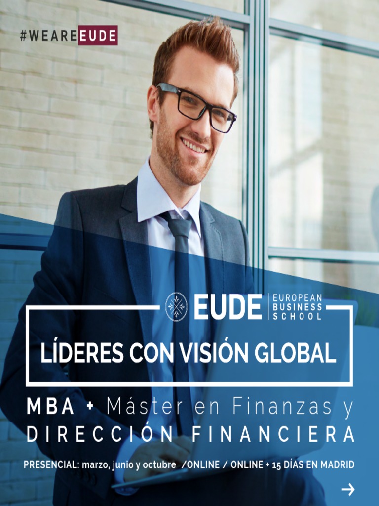 MBA y Máster en Finanzas EUDE | PDF | Marketing | Máster en ...