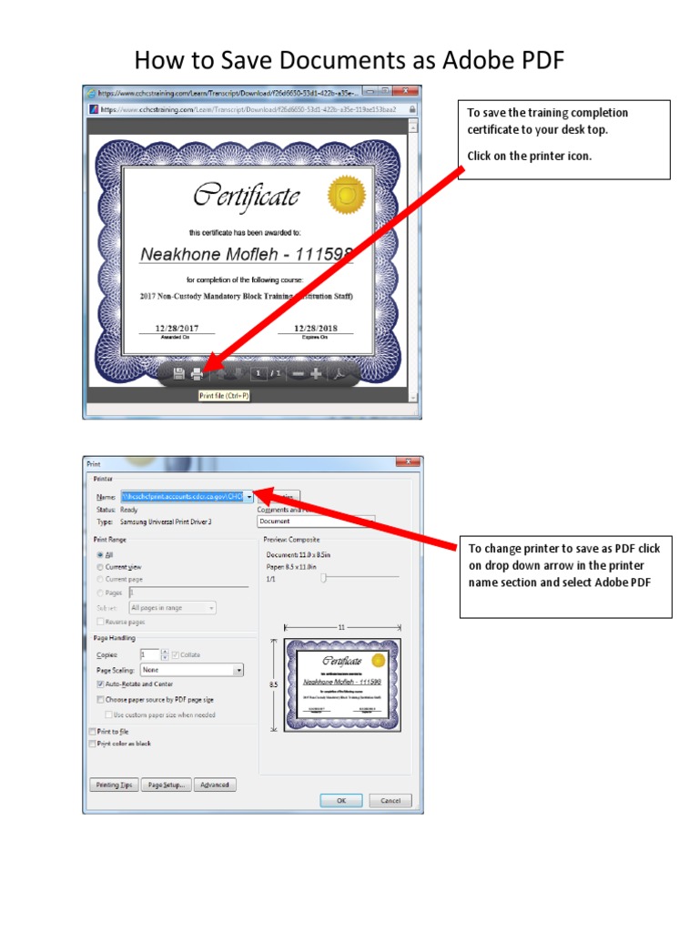 How To Save Documents As Adobe PDF | PDF