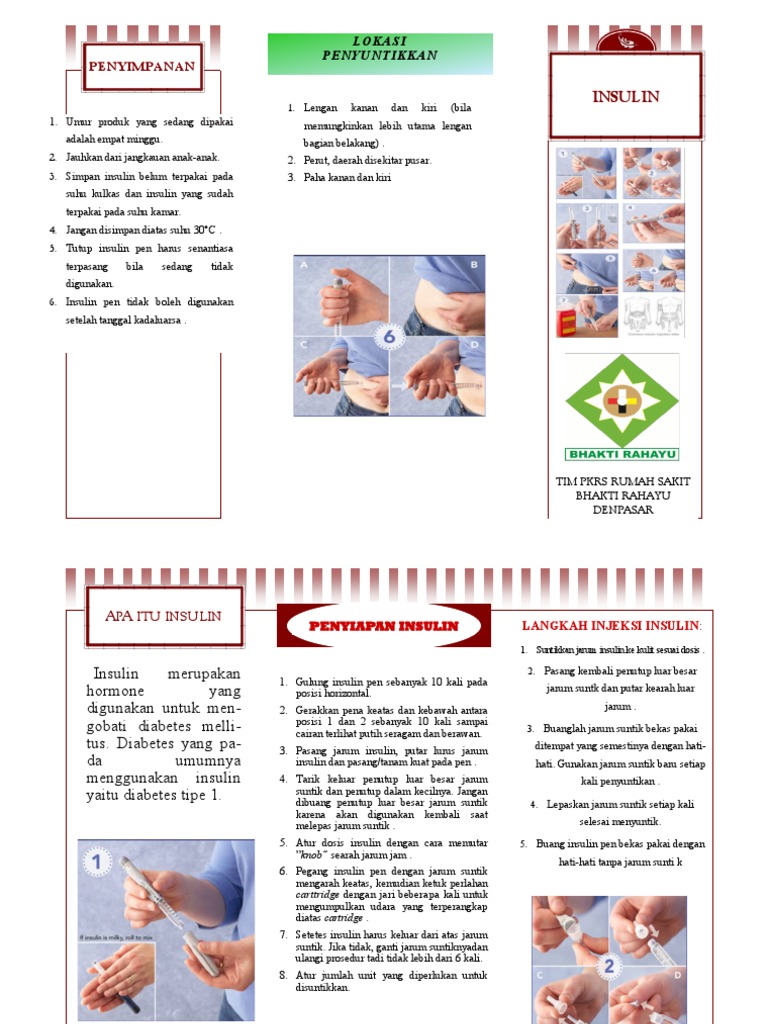 Penyuntikan Insulin yang Aman dan Benar | PDF