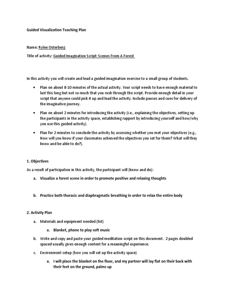 Guided Meditation Script Final | Download Free PDF | Breathing | Meditation