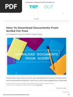 Scribd Downloader - Download Documents From Scribd (Updated. 2020) | PDF | Scribd | Ios