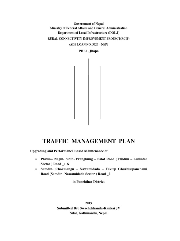 Traffic Management Plan | PDF | Traffic | Safety