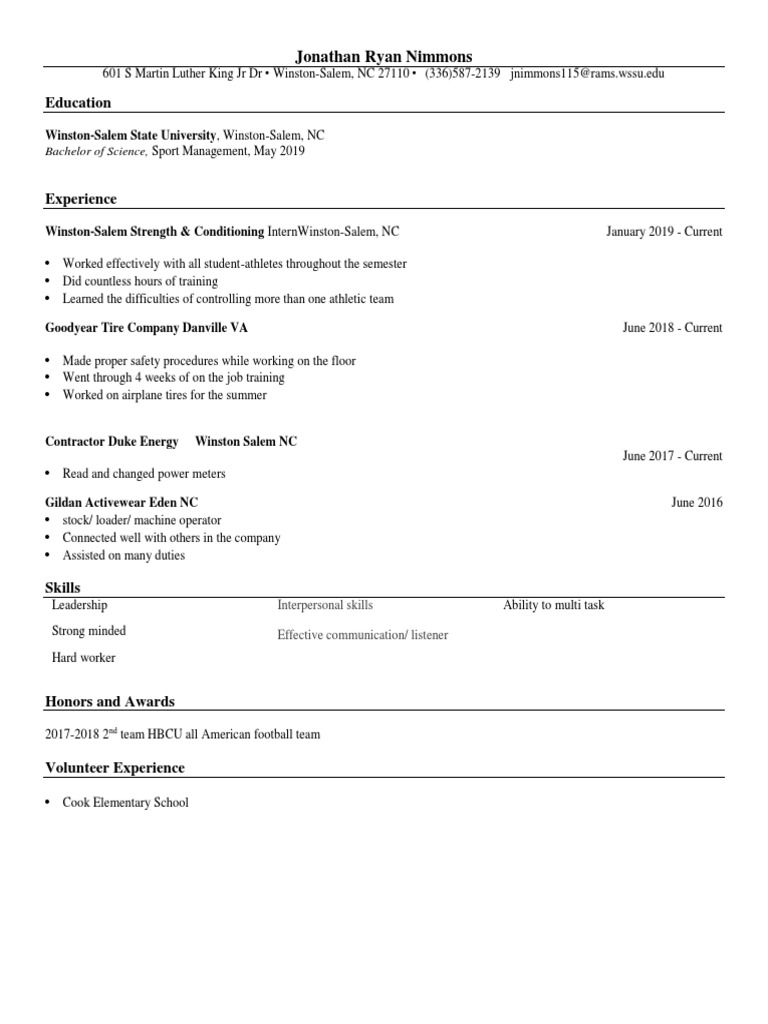 Jack Resume | PDF