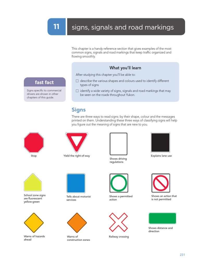 Signs, Signal, and Markings | PDF | Traffic | Pedestrian Crossing