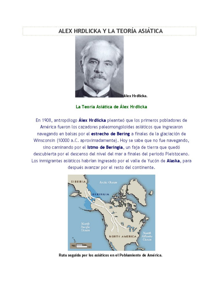 Alex Hrdlicka y La Teoría Asiática | PDF