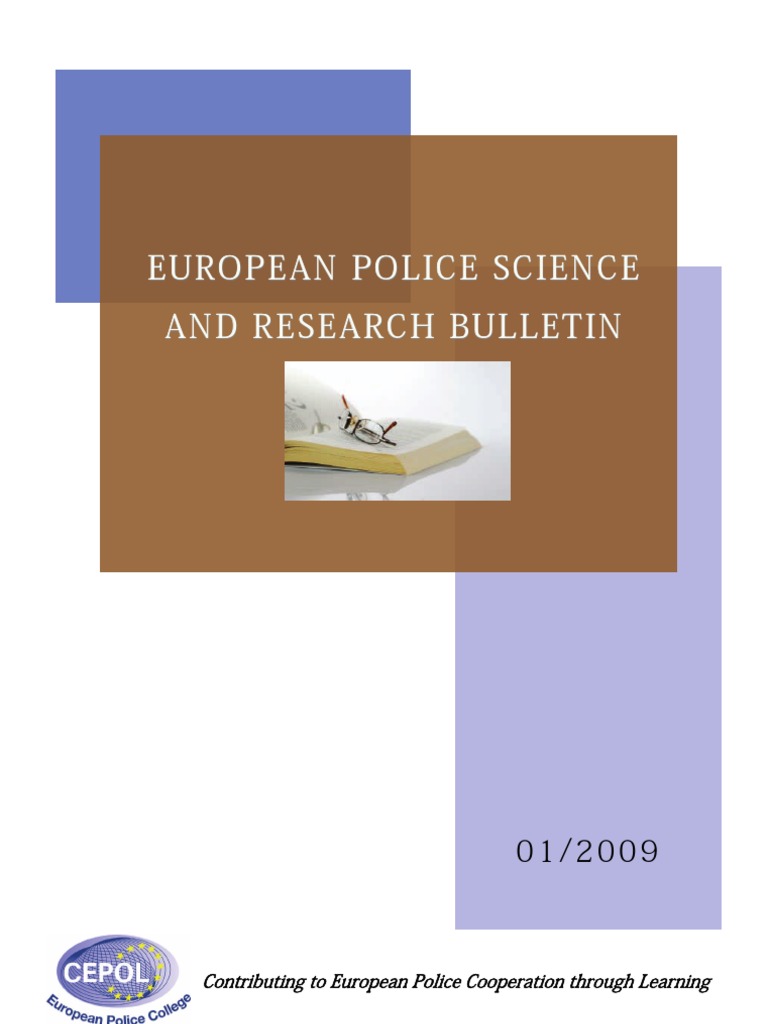 European Police Science and Research Bulletin | PDF | Police | Crime ...