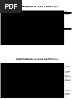 Contoh Rundown Natal | PDF