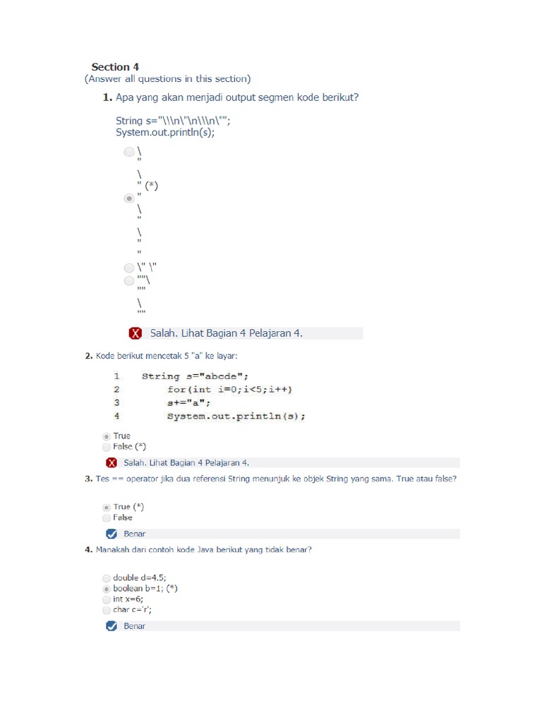 Soal Exam 4 Versi 2 | PDF