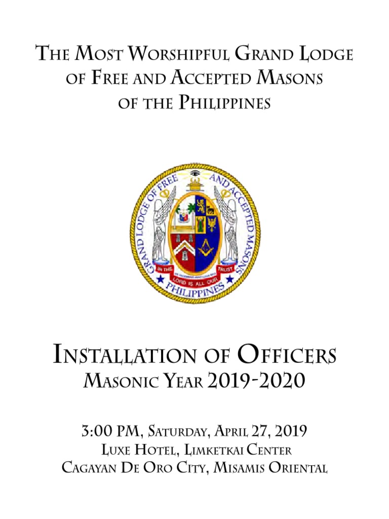 Grand Lodge Installation Program-MW Suan-Fina As Corrected April ...