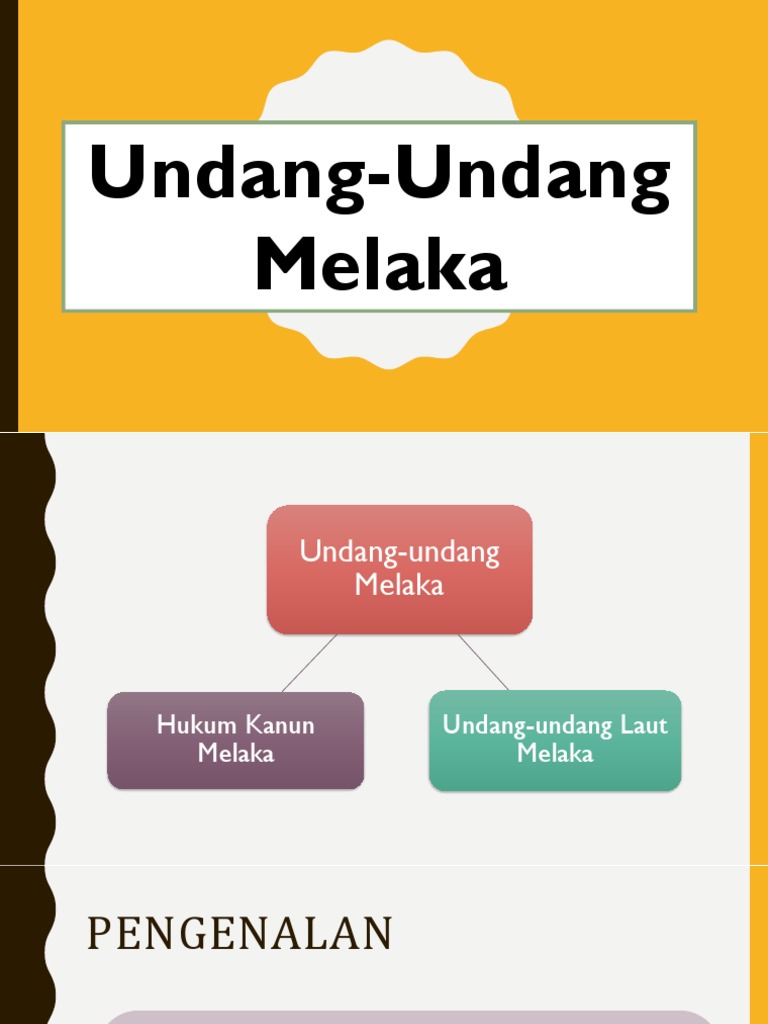 Undang Undang Melaka | PDF