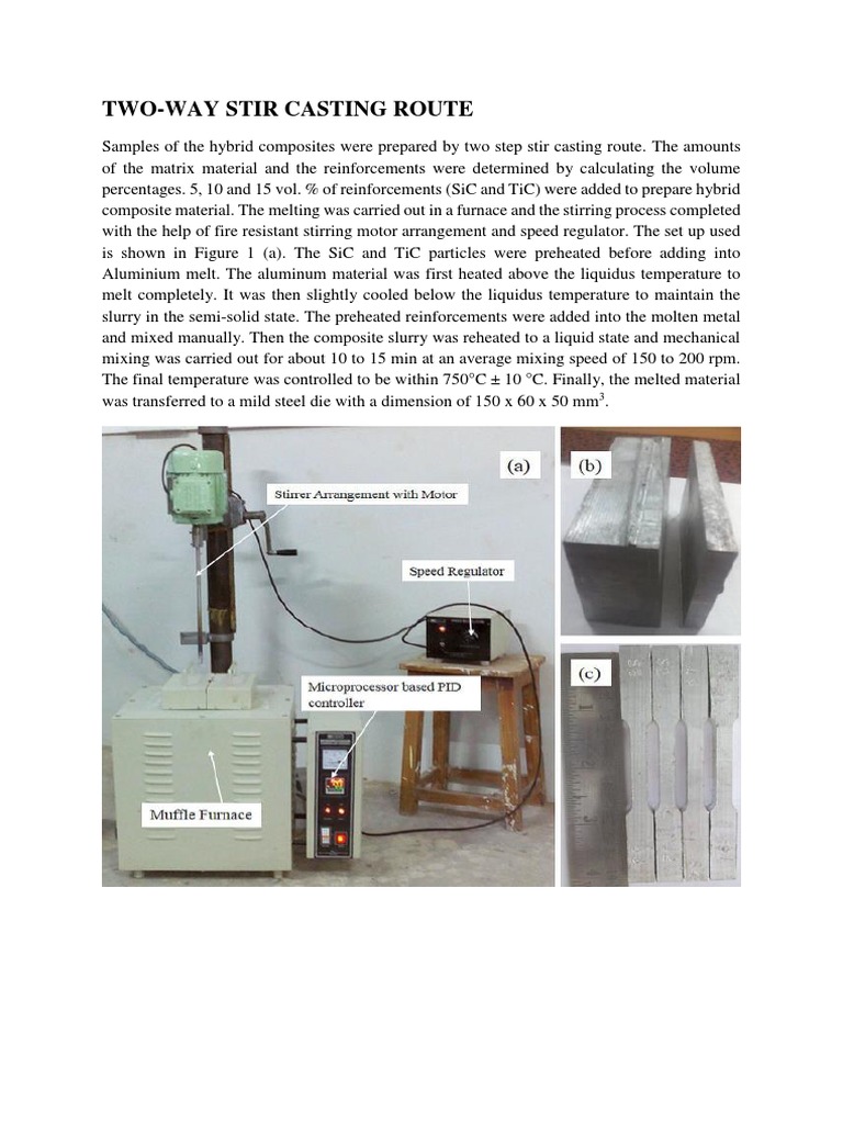 2 Step Stir Casting | PDF