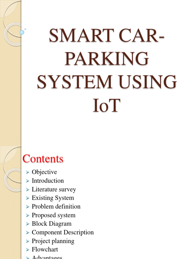 IoT-Based Smart Car Parking System | PDF | Microcontroller | Arduino