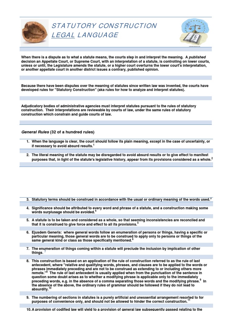 04 Statutory Construction Legal | PDF | Statutory Interpretation ...