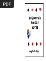Bridge Bidding Cheat Sheet | PDF | Games Of Mental Skill | Gaming Devices