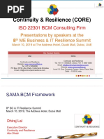 BCM Framework | PDF | Business Continuity | Crisis Management
