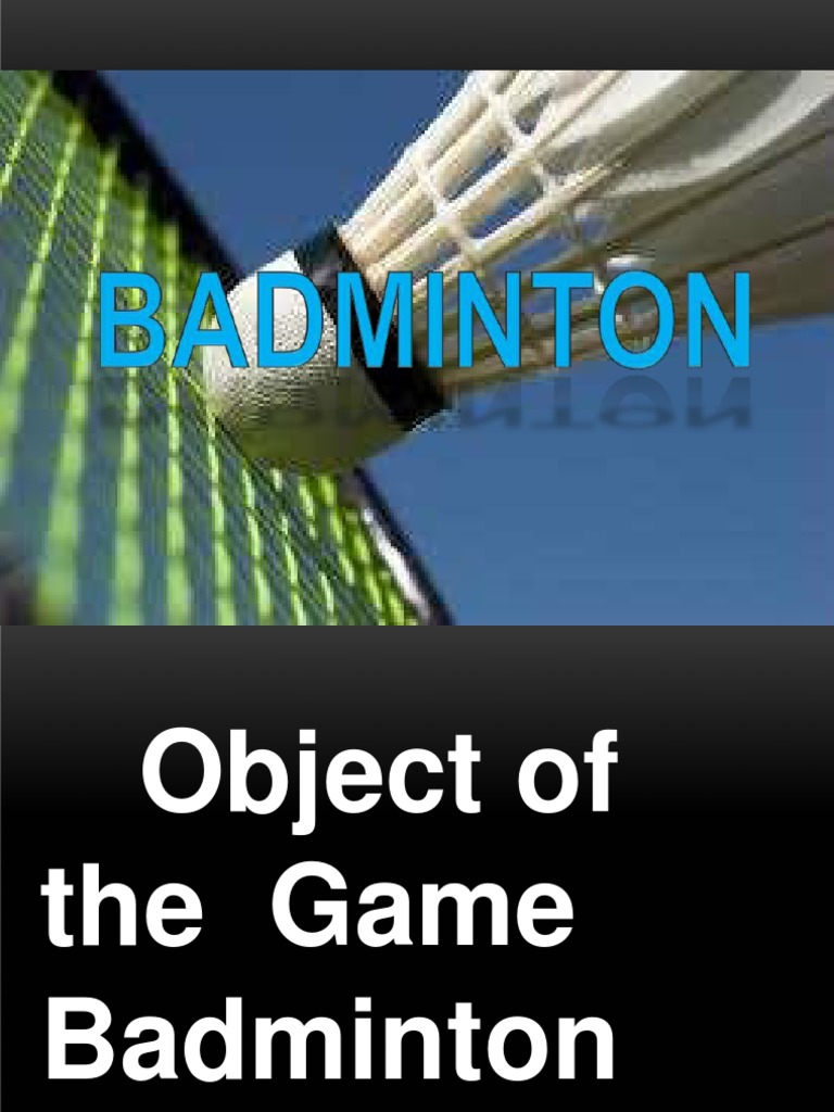 Badminton 131113192123 Phpapp01 | PDF | Athletic Sports | Racquet Sports