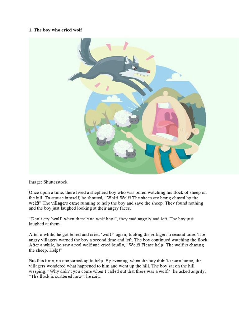 The Boy Who Cried Wolf | PDF