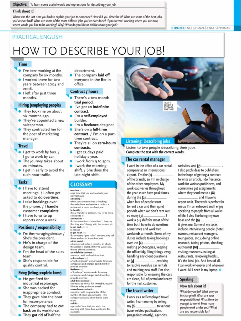 Key words to describe your job duties and responsibilities | PDF | Business