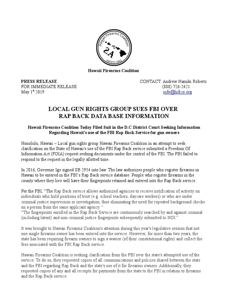 FBI Foia Release | PDF | Federal Bureau Of Investigation | American ...