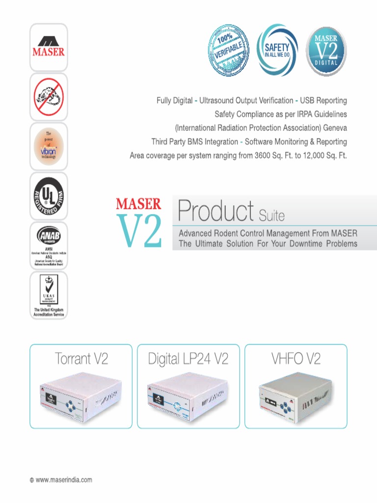 Maser V2 Brochure New | PDF