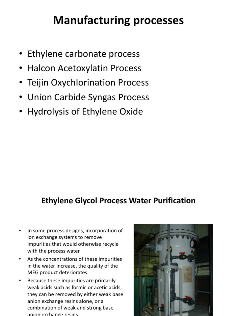 2 Ethylene Carbonate Process 2 Halcon Acetoxylatin Process 2 Teijin ...