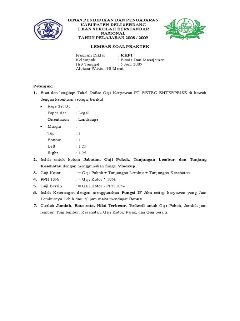 Daftar Gaji PT. Esco Bintan Indonesia | PDF