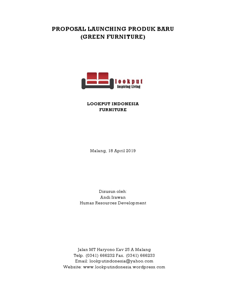 Proposal Launching Produk | PDF