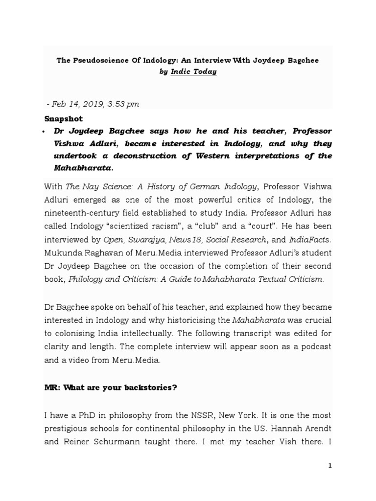 Indology | PDF | Ahimsa | Indology