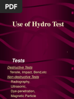 Hydrotest Procedure | PDF | Pipe (Fluid Conveyance) | Building Engineering