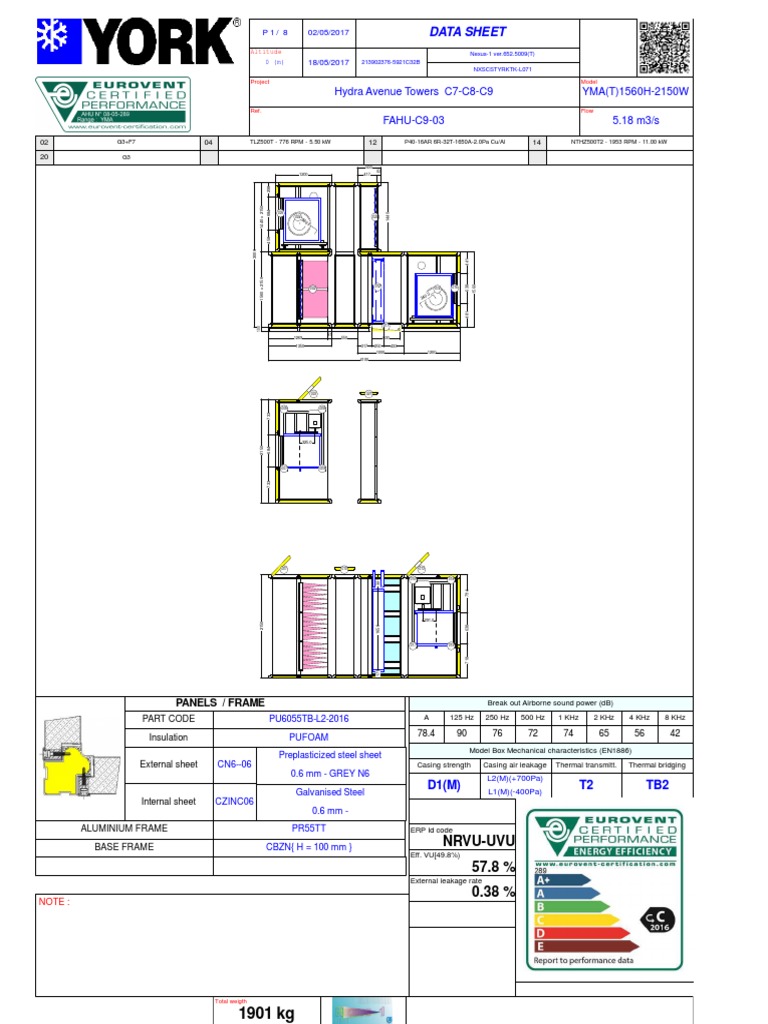 Hydra Avenue Towers FAHU Data Sheet | PDF | Belt (Mechanical ...
